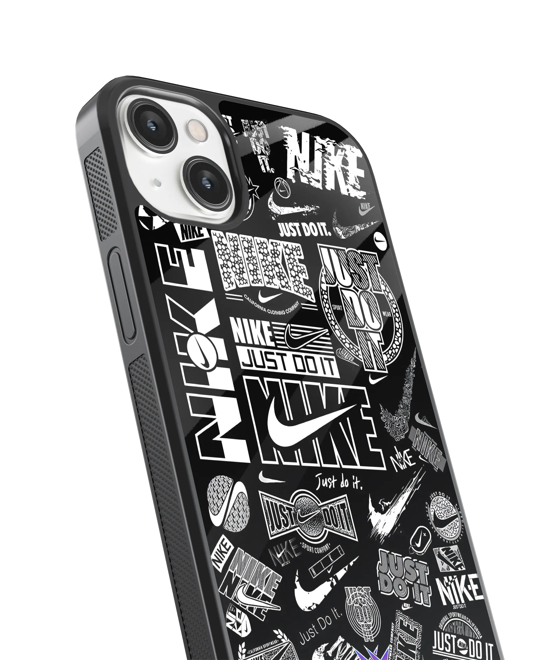 Brand B&W Collage Glass Case | WRAPSTORE
